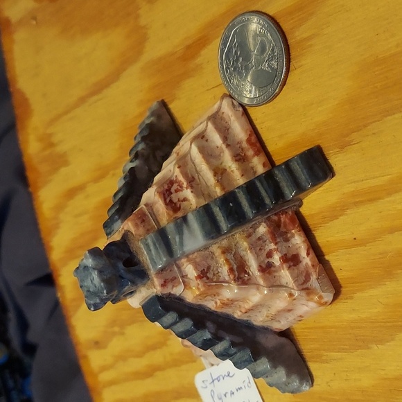 crystals | Accents | Massive Detailed Crystal Stone Mineral Pyramid ...